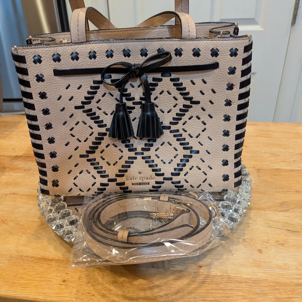 kate spade | Bags | Kate Spade New York Hayes Street Isobel Woven Small ...